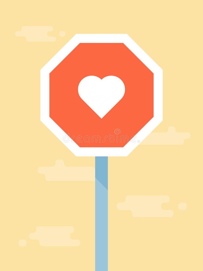 Vector love road sign stock vector. Illustration of sign - 48329669