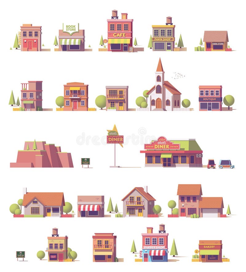 2d Buildings Stock Illustrations – 1,494 2d Buildings Stock ...