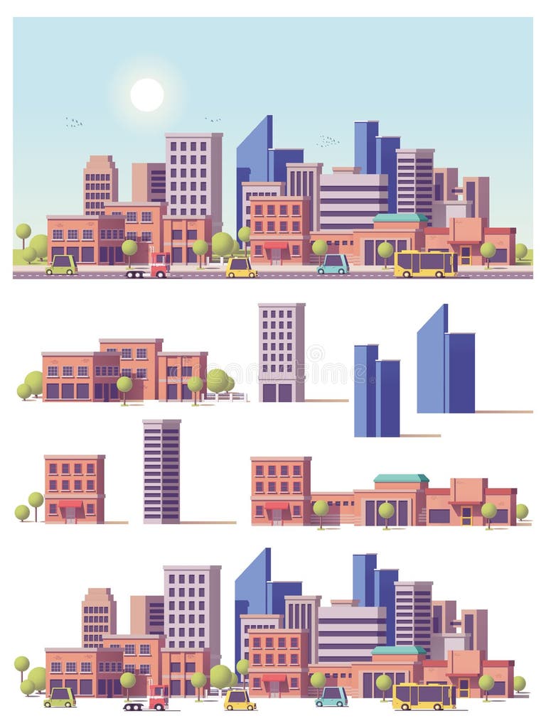 2d Buildings Stock Illustrations – 1,518 2d Buildings Stock ...