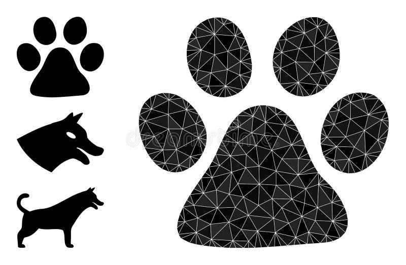 Geometric Paw Stock Illustrations – 1,579 Geometric Paw Stock ...