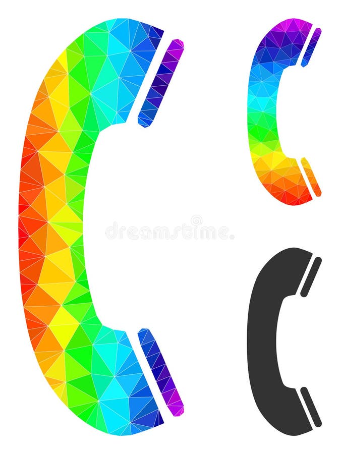 Phone rainbow background stock vector. Illustration of abstract - 3886522
