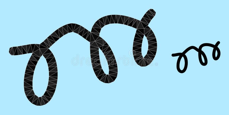 Vector Lowpoly Spiral Microbe Icon Stock Vector - Illustration of ... Vector Lowpoly Spiral Microbe Icon Stock Vector - Illustration of ...
