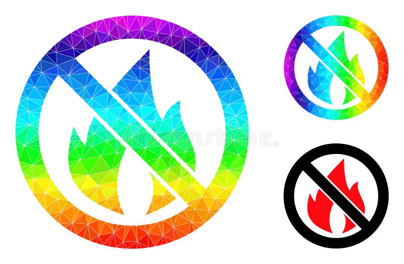 Stop Fire Sign with Burning Flame Stock Illustration - Illustration of ...