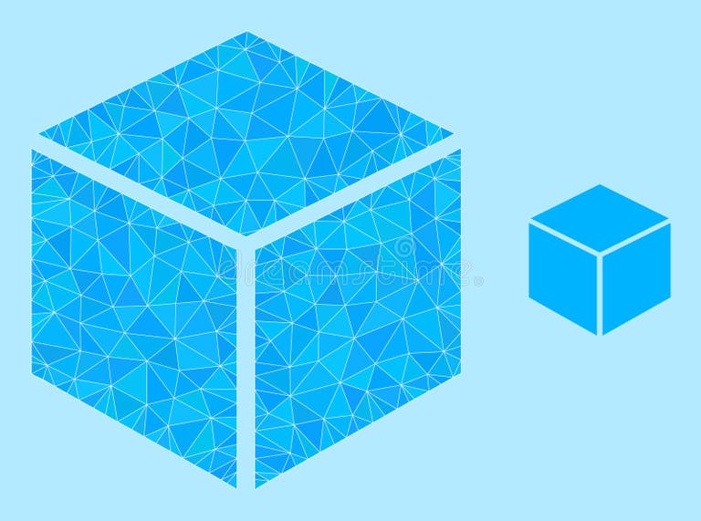 Polygonal Sugar Cube Vector Stock Illustrations – 66 Polygonal Sugar ...
