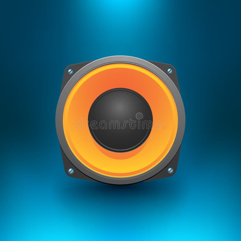 Vector Luidspreker vector illustratie. Illustration of frequentie ...