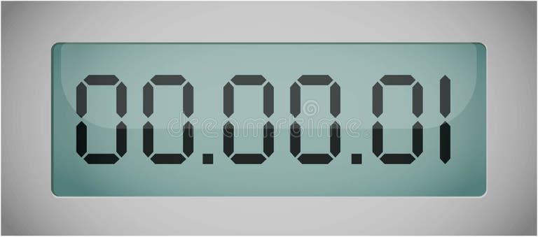 Digital Timer 1 Second Stock Illustrations – 299 Digital Timer 1 Second ...