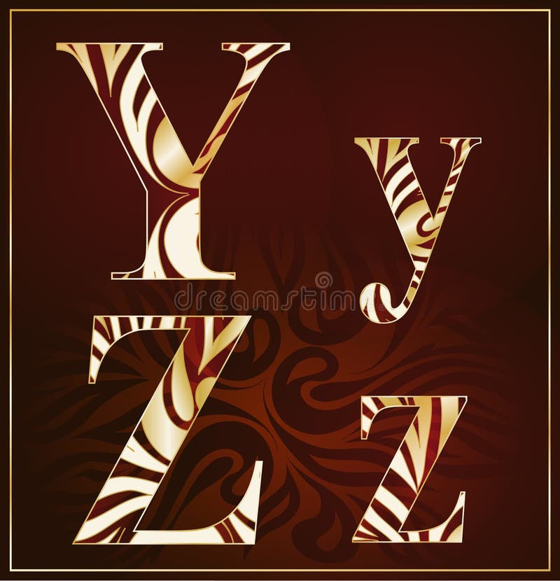 Decorative Letter Y Clipart