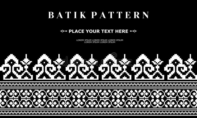 Vector Luxury and Elegant Traditional Batik Ornament Pattern Stock ...
