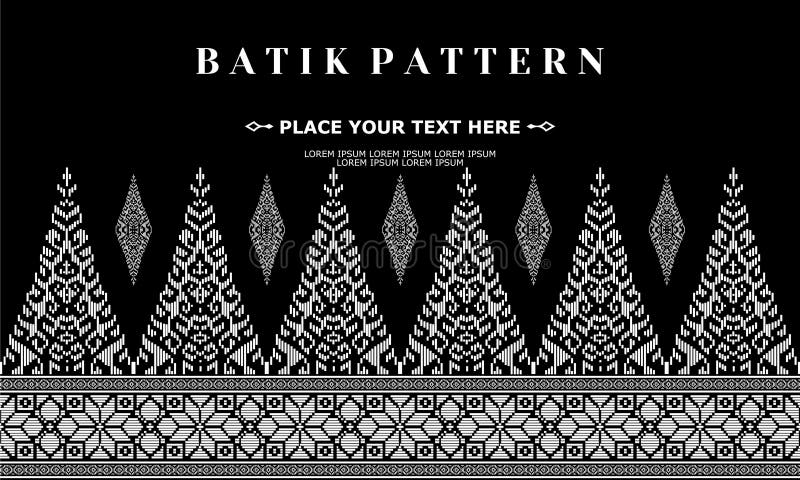 Vector Luxury and Elegant Traditional Batik Ornament Pattern Stock ...