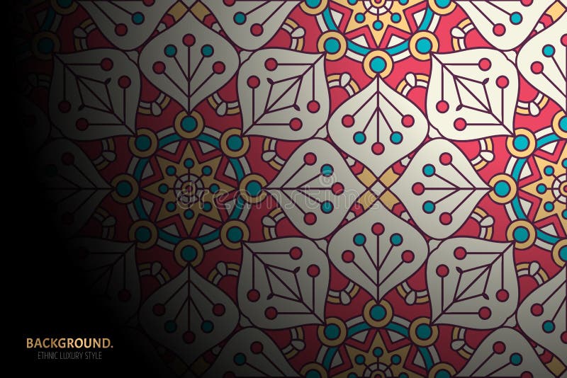 Vector Luxury Islamic Background with Mandala Stock Vector ...