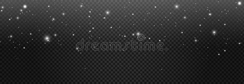 Vector Magic Glow. Magic Dust Falls from the Sky. Glittering Dust Png ...