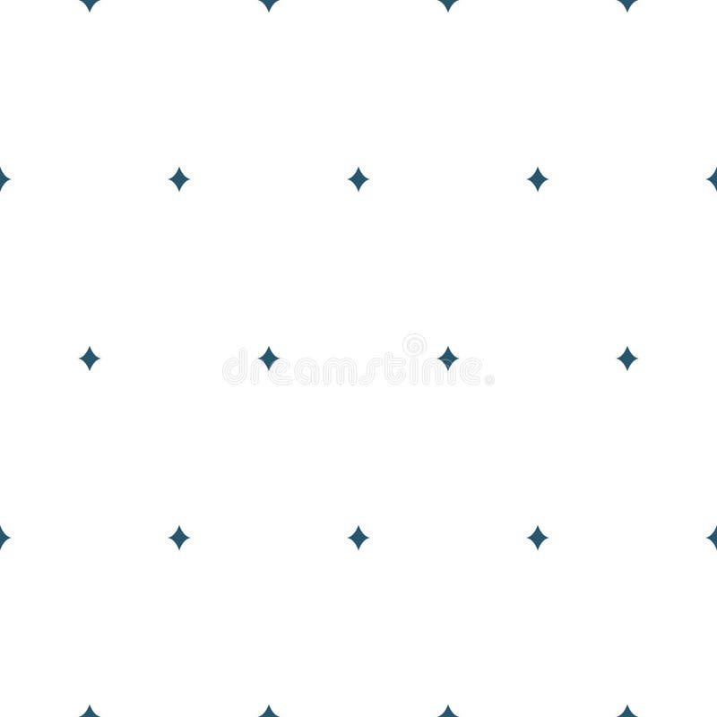 Vector Magical Navy Blue Rhombus on White Seamless Pattern Background ...