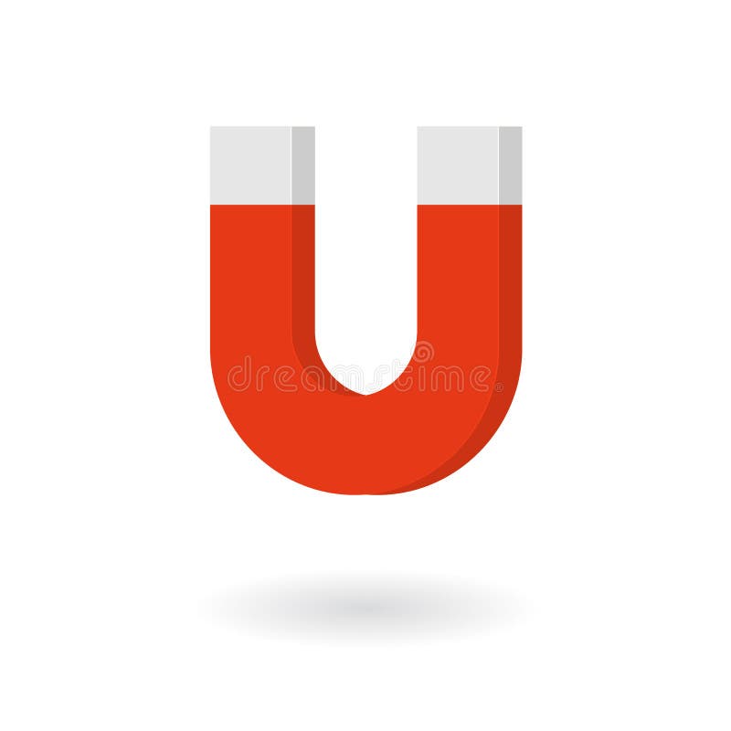 Vector Magnet in 3d Style. Magnetism Stock Vector - Illustration of ...