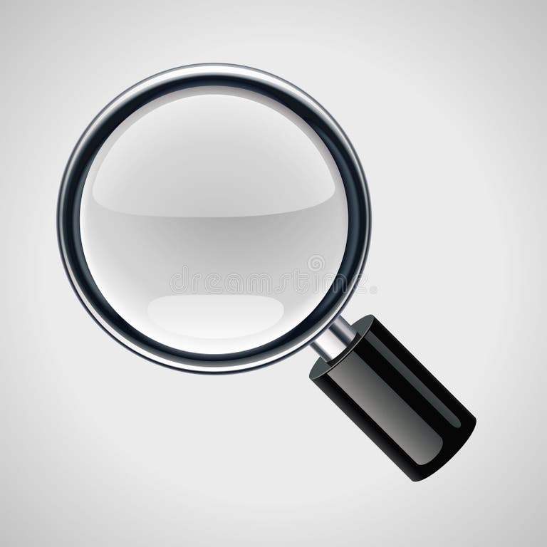 Realistic Vector Magnifying Glass Stock Illustrations – 4,533 Realistic ...