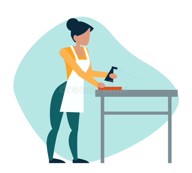 Wiping Table Stock Illustrations – 170 Wiping Table Stock Illustrations ...