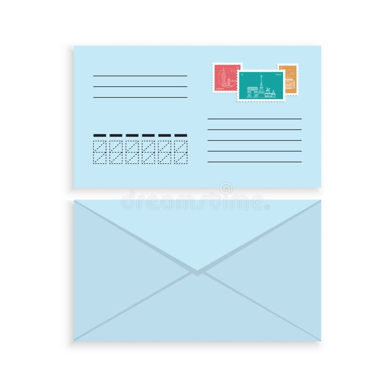 Vector mail envelope stock vector. Illustration of graphic - 99839111
