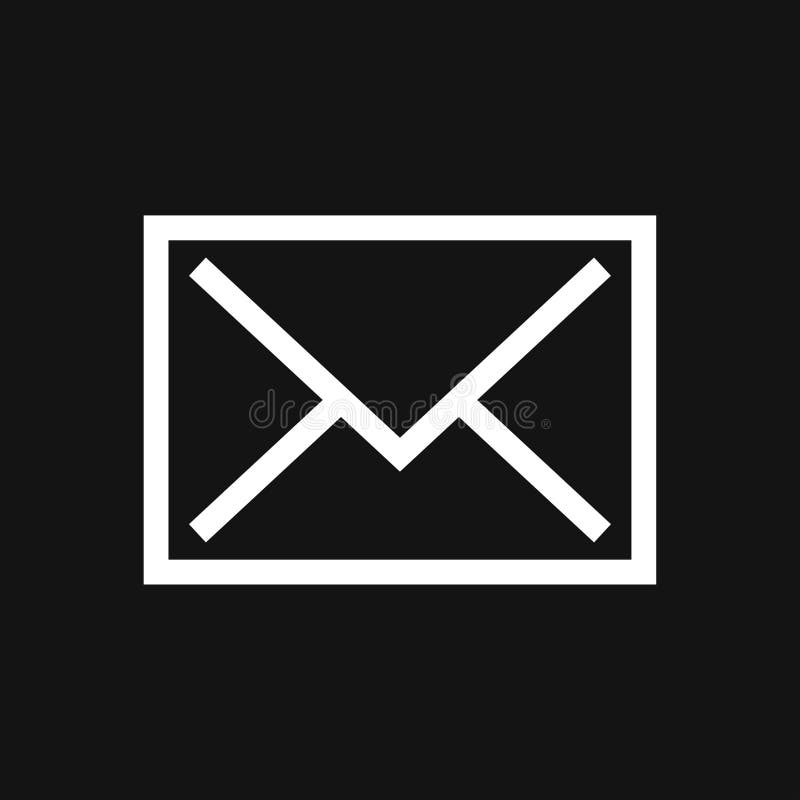 Envelope Icon, Vector Mail Envelope and Letter Symbol Stock ...