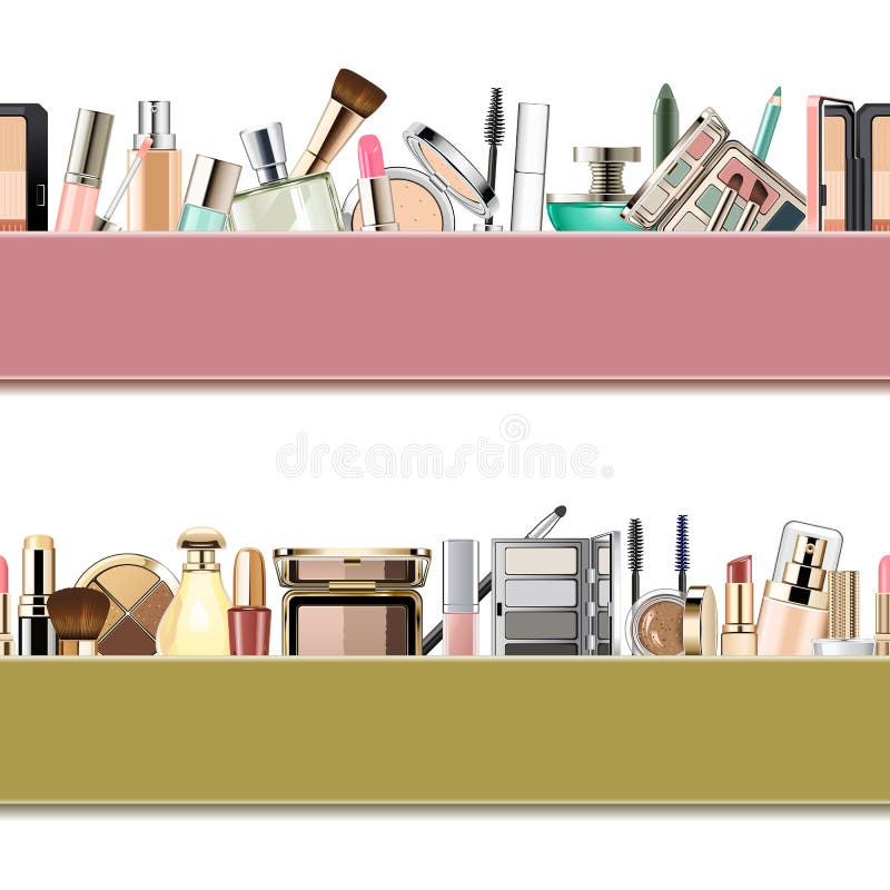 Makeup Border Stock Illustrations – 3,880 Makeup Border Stock ...