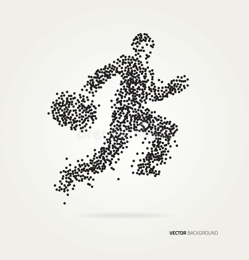 Running Person Dots Stock Illustrations – 129 Running Person Dots Stock ...