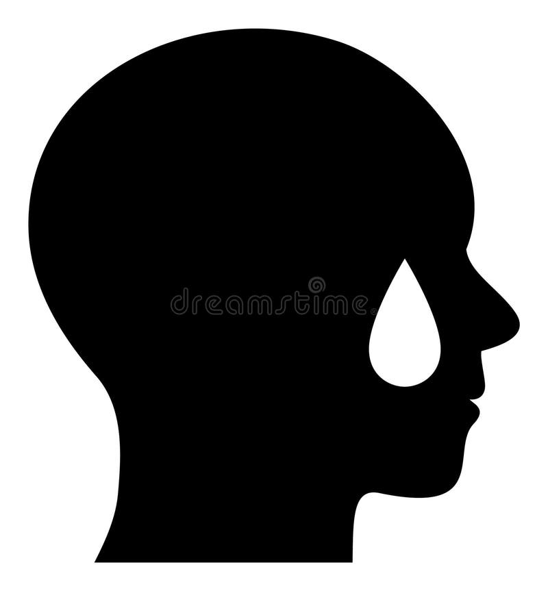 Vector Man Tear Flat Icon Image Stock Vector - Illustration of negative ...
