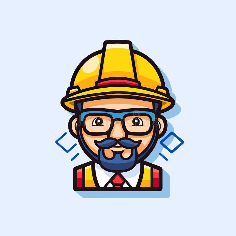 Man Wearing Hard Hat Stock Illustrations – 896 Man Wearing Hard Hat ...
