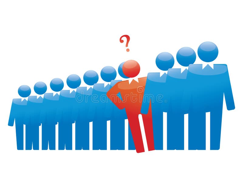 Blue workers illustration stock illustration. Illustration of workers ...