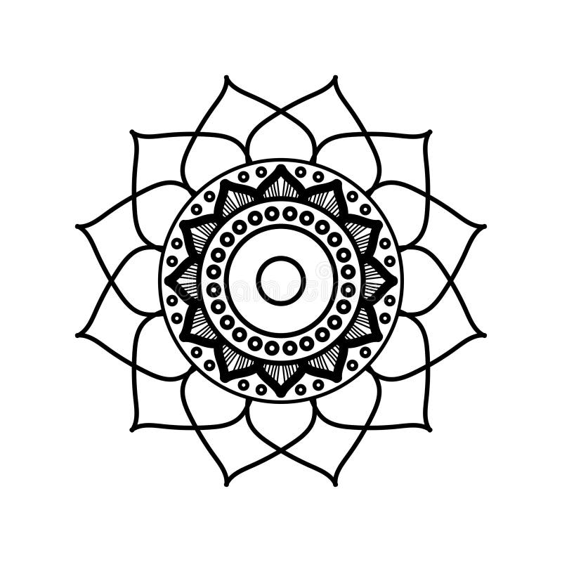 Vector Mandala Art Design Simple Mandala Design Floral Mandala Art ...