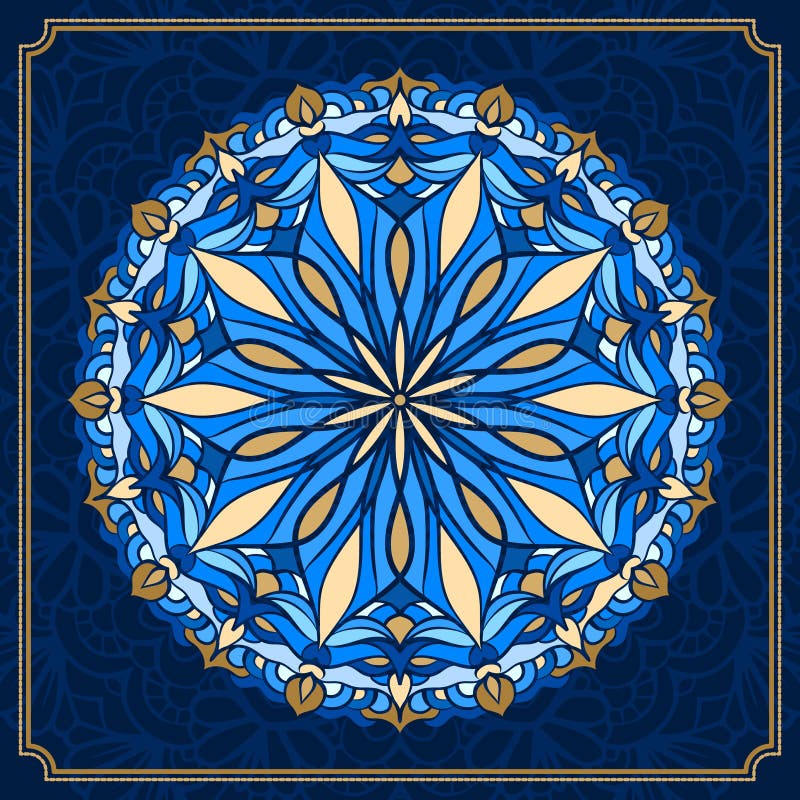 Vector mandala pattern. stock vector. Illustration of mandala - 67048218