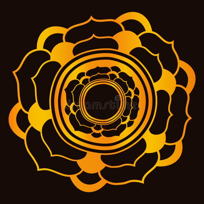 Vector of Mandala, Vintage Typographic Hand-drawn. Stock Vector ...