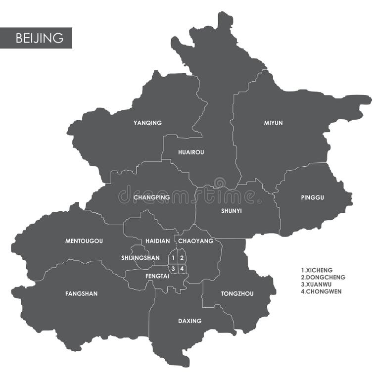 Beijing City Planning Map Stock Illustrations – 4 Beijing City Planning ...