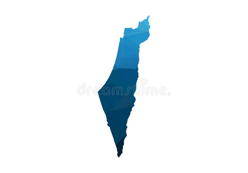 Israel Map Shape Outline Blue Stock Illustrations – 254 Israel Map ...