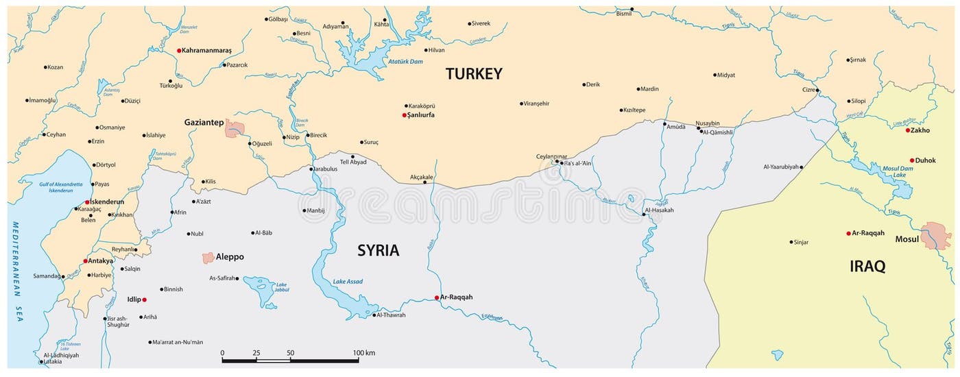 Tigris River Map Stock Illustrations – 40 Tigris River Map Stock ...