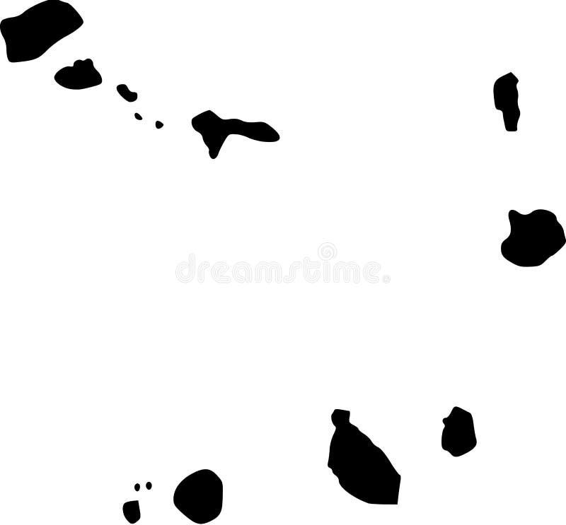 Vector map of cabo verde stock vector. Illustration of star - 8032393