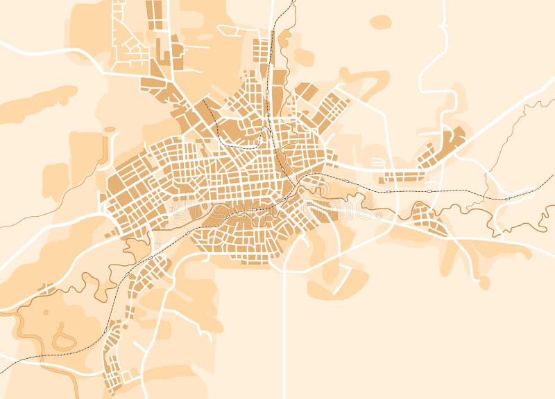 Abstract Contour Map with Different Relief. Topographic Vector ...