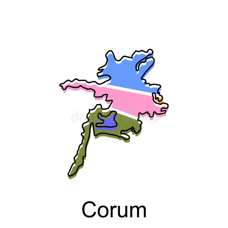 Vector Map City of Sibu Design Template, High Detailed Illustration ...