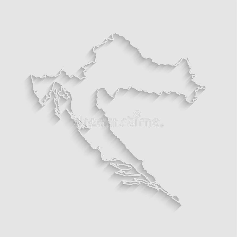 Creative Map Croatia from Color Puzzle, Jigsaw Stock Vector ...