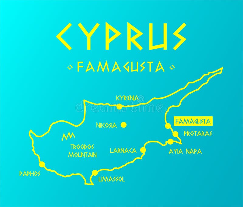 Famagusta Map Stock Illustrations – 51 Famagusta Map Stock ...