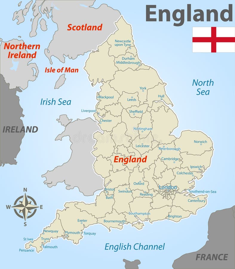 Map South East England Stock Illustrations – 649 Map South East England ...