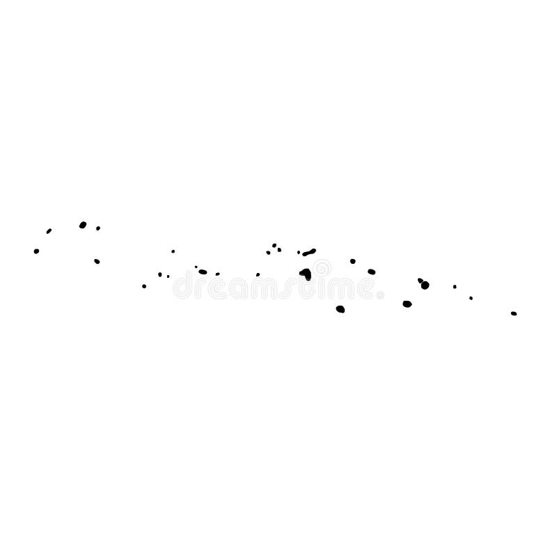 Vector Map Federated States of Micronesia Map. Isolated Vector ...