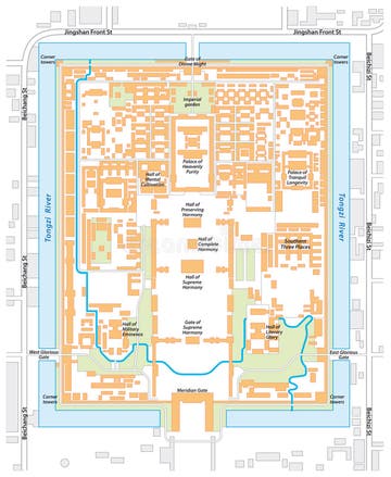 Forbidden City Map Stock Illustrations – 244 Forbidden City Map Stock ...