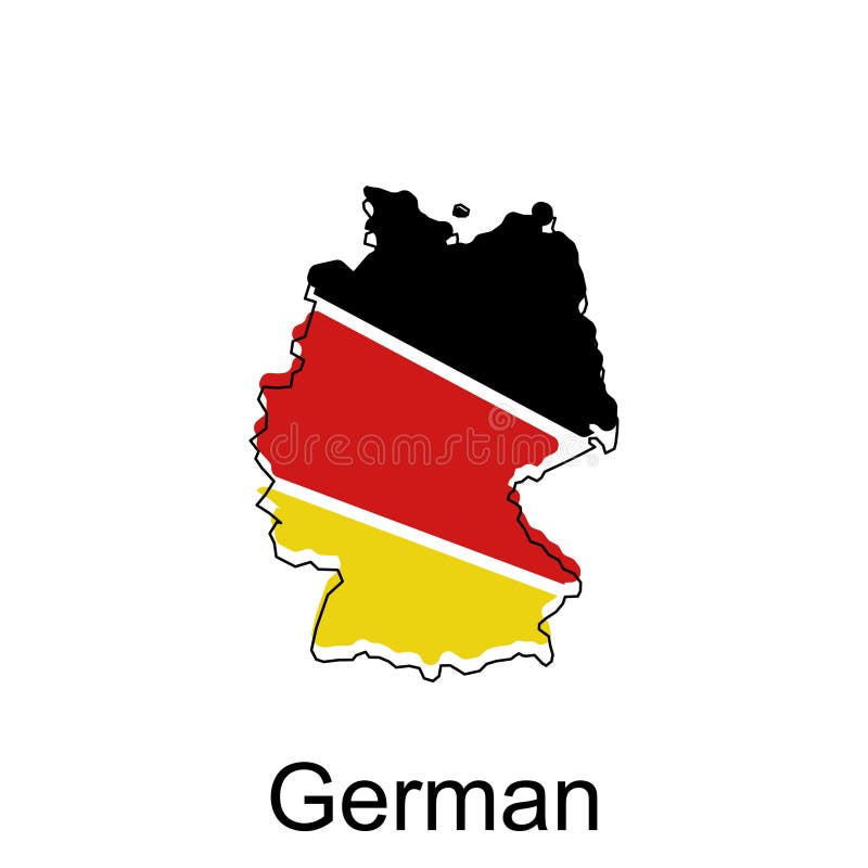 Vector Map of the Germany Country. Borders of for Your Infographic ...