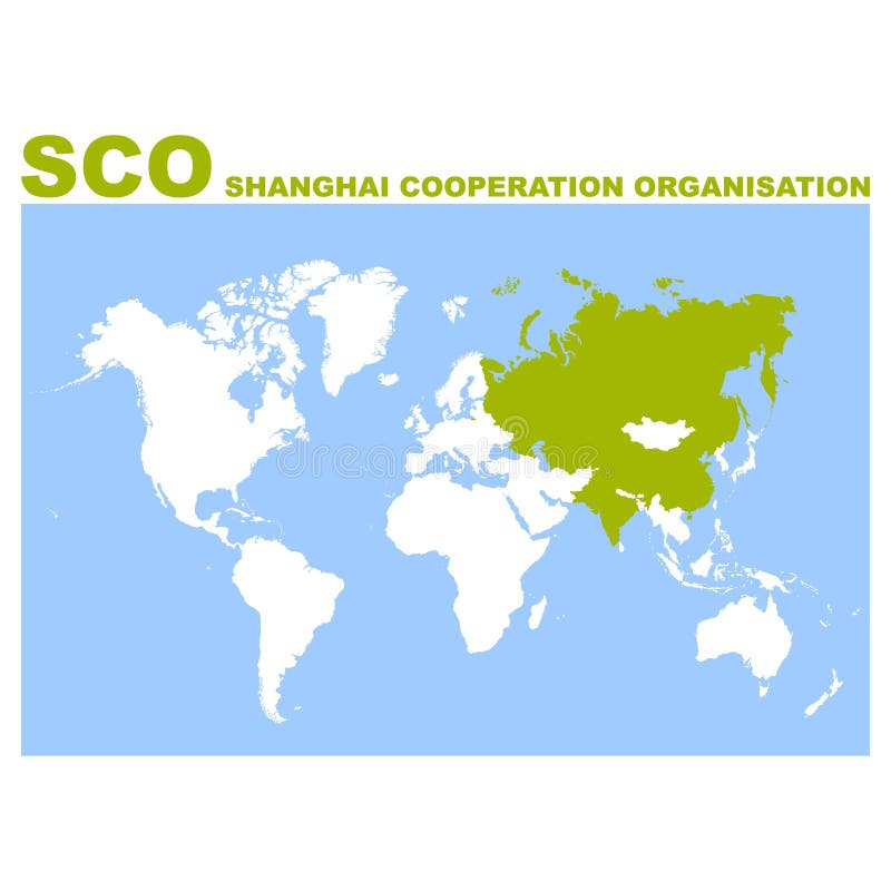 Vector Map with Location of the Commonwealth of Independent States ...