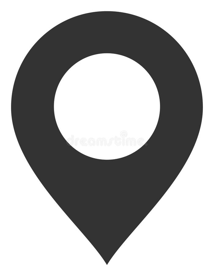 Vector Map Mark Flat Icon Symbol Stock Vector - Illustration of mark ...