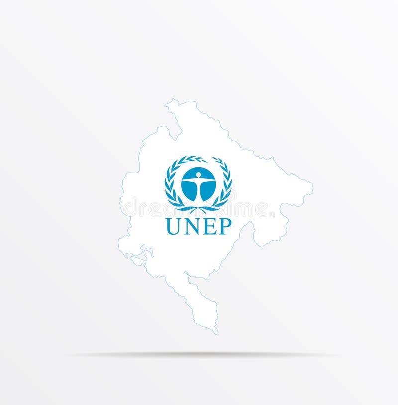 Vector Map Montenegro Combined with United Nations Environment ...