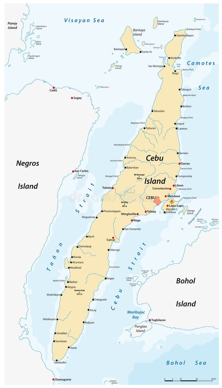 Map Cebu Stock Illustrations – 268 Map Cebu Stock Illustrations ...