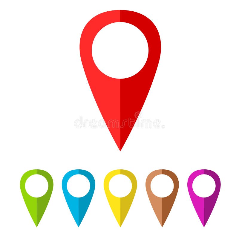 Red Pin Map Icon Stock Illustrations – 25,254 Red Pin Map Icon Stock ...