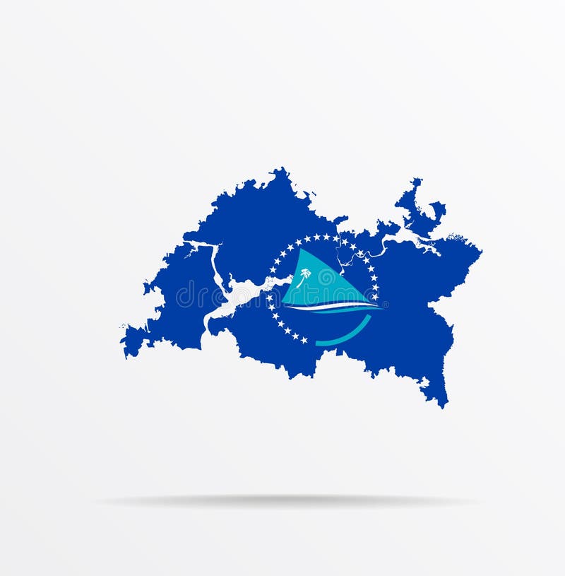 Vector Map Republic of Tatarstan Combined with Pacific Community SPC ...
