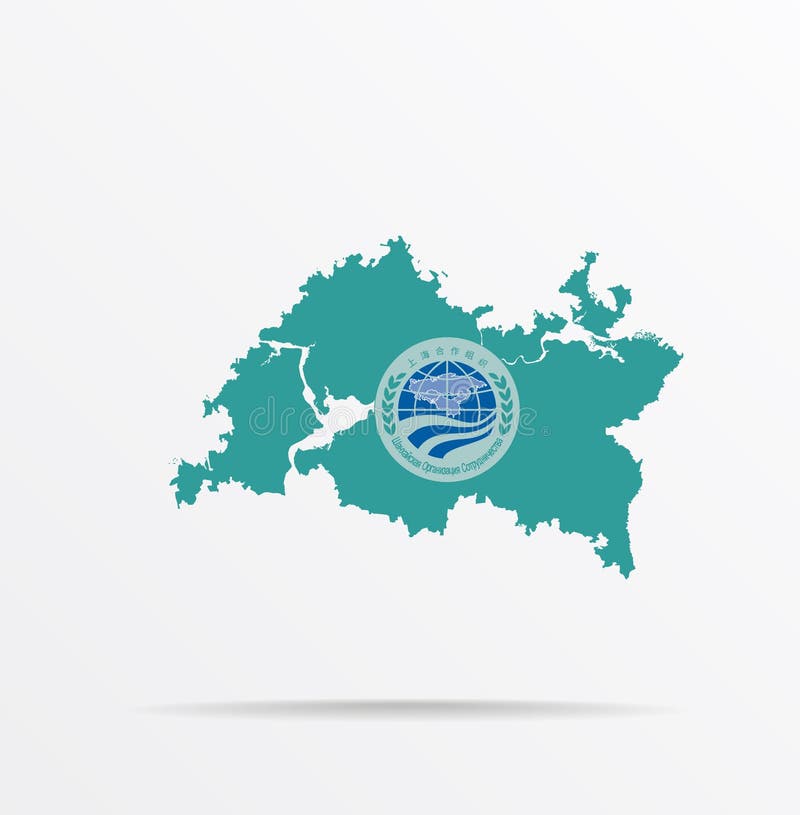 Shanghai Cooperation Organisation, SCO Member States, Political Map ...