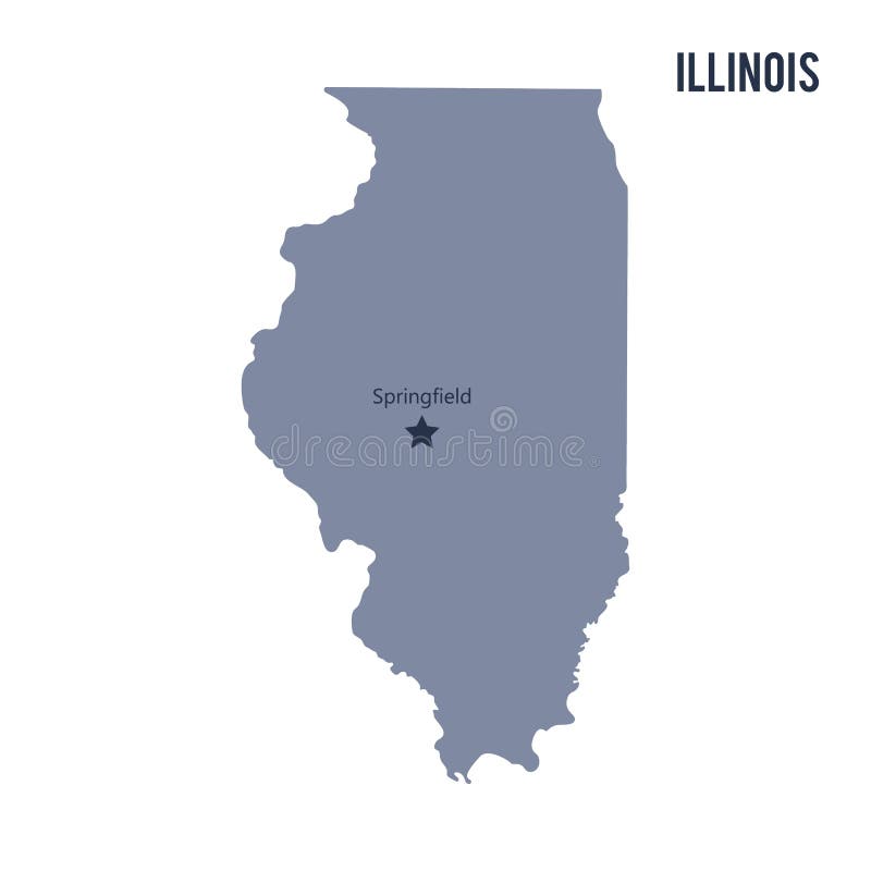 Illinois State Shape Stock Illustrations – 1,432 Illinois State Shape ...
