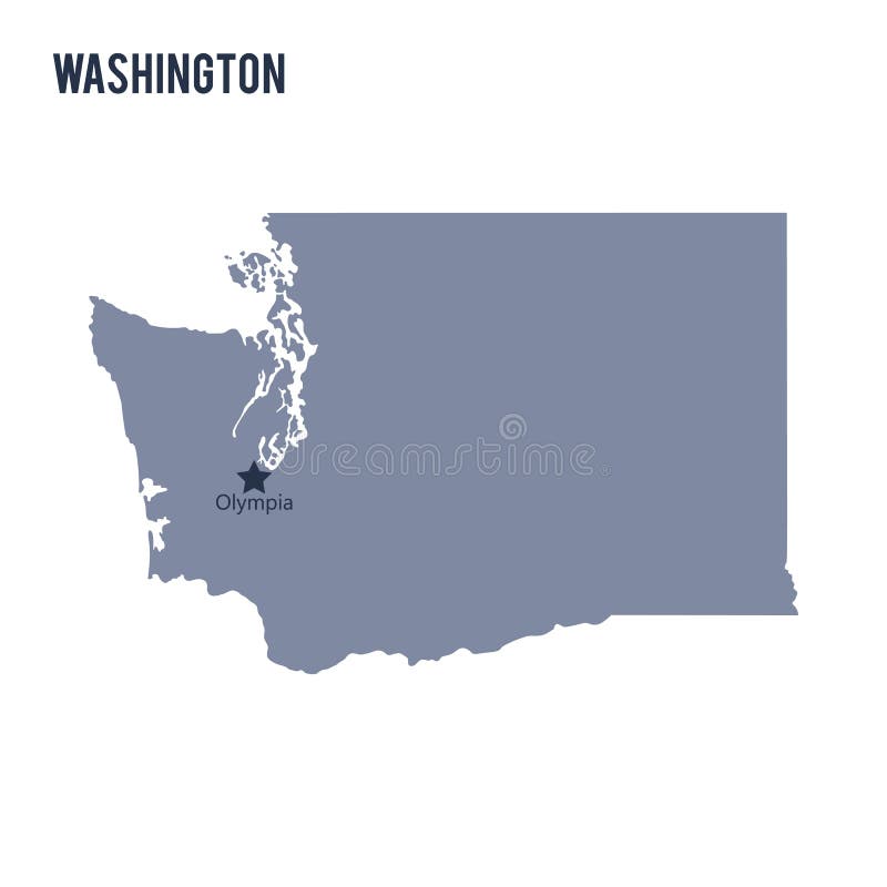 Free Map Washington State Tourism 130+ Washington State Town Map Stock